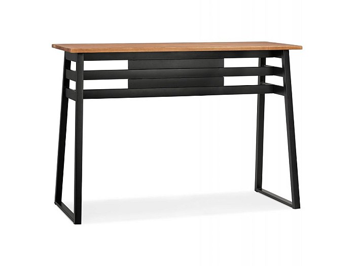 Table de Bar en Bois Design "Javier" 150cm Noir