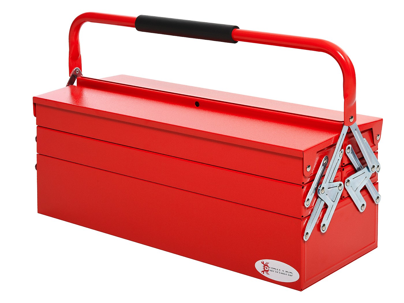 HOMCOM Boite à outils métallique - coffret à outils - caisse à outils 3 ...