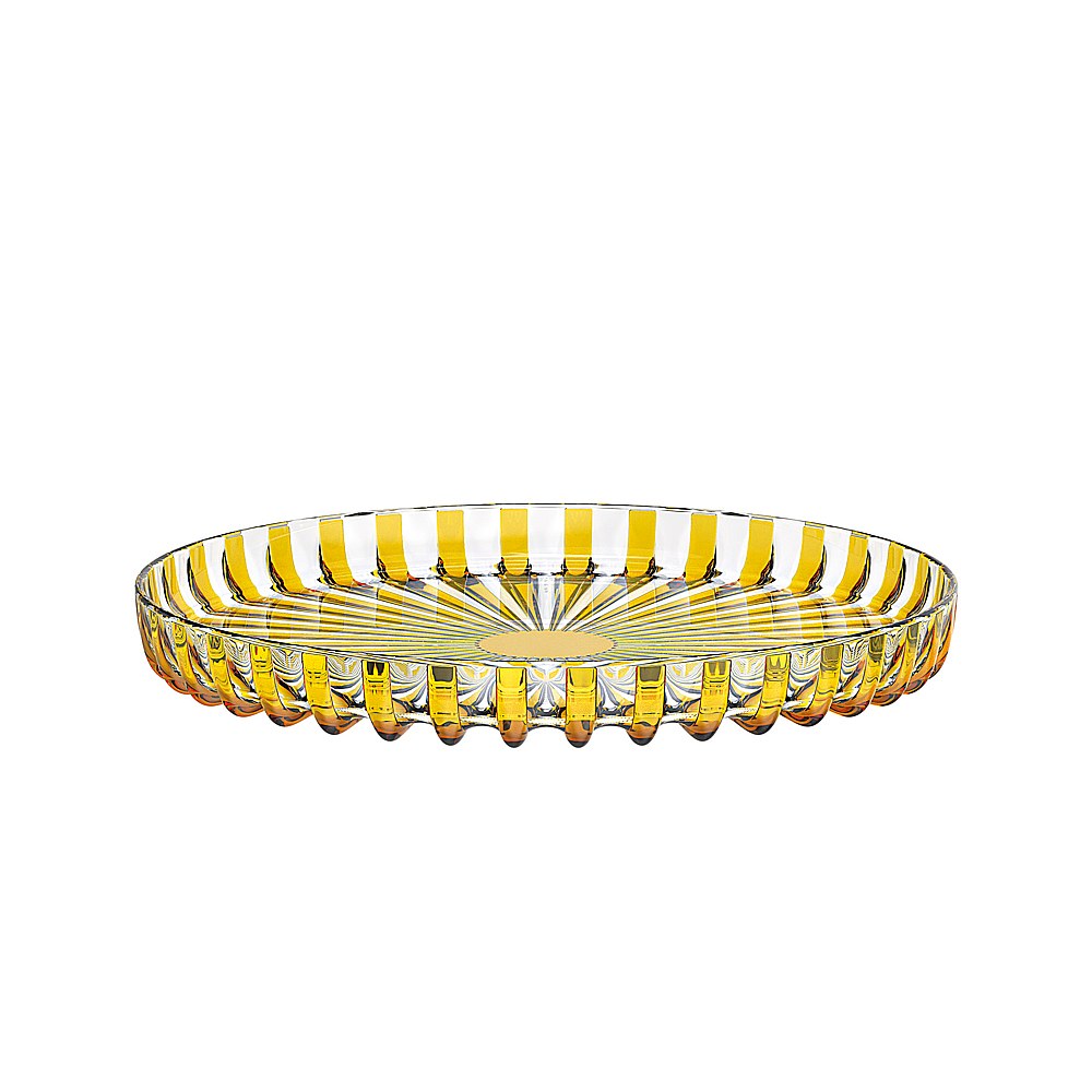 Plateau rond 31 cm Dolce Vita Jaune