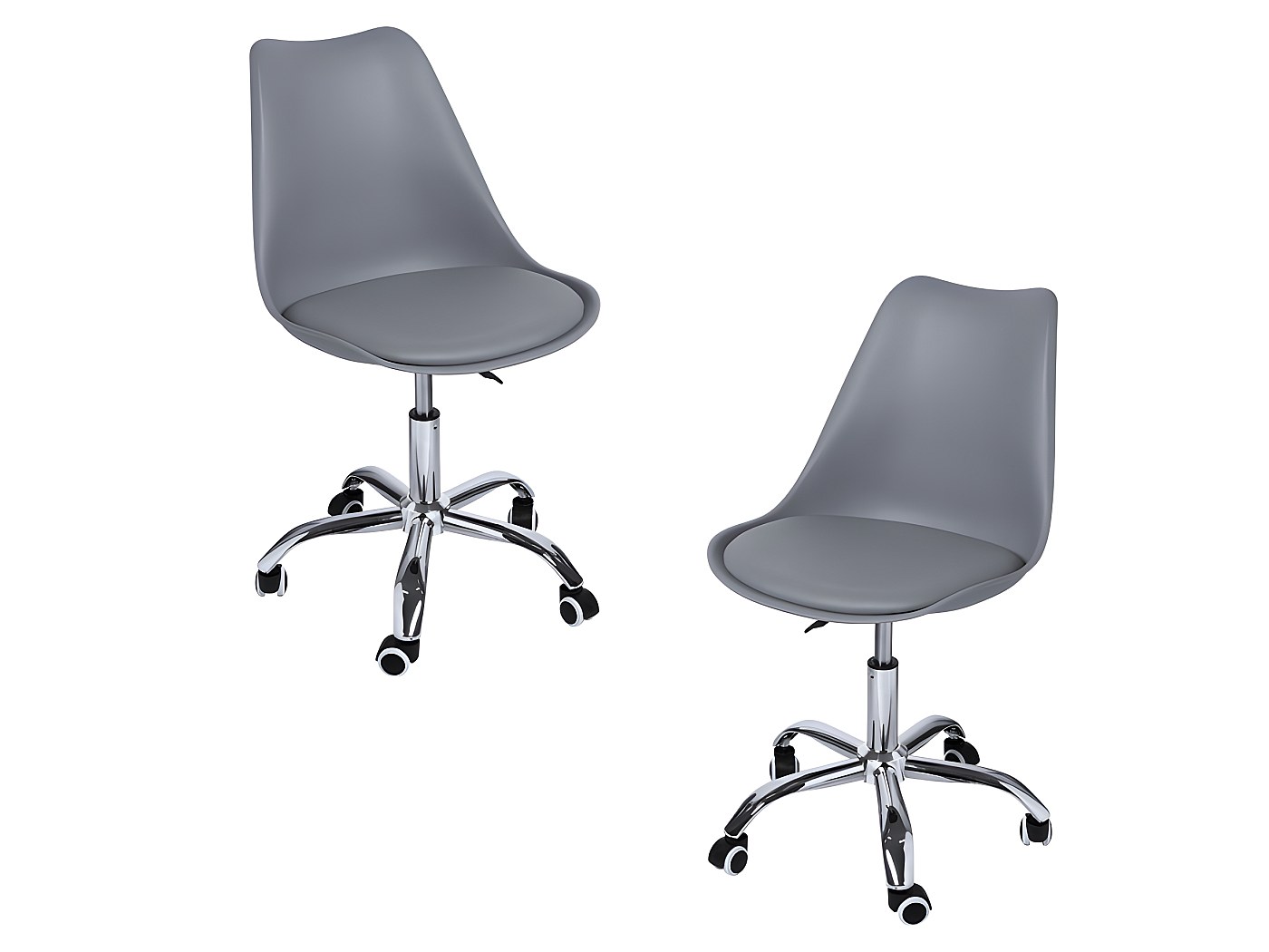 Pack 2 Sillas Neo - Gris oscuro