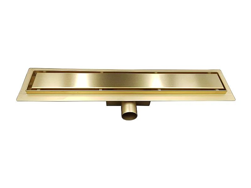 Rigole en acier inoxydable 60cm Or