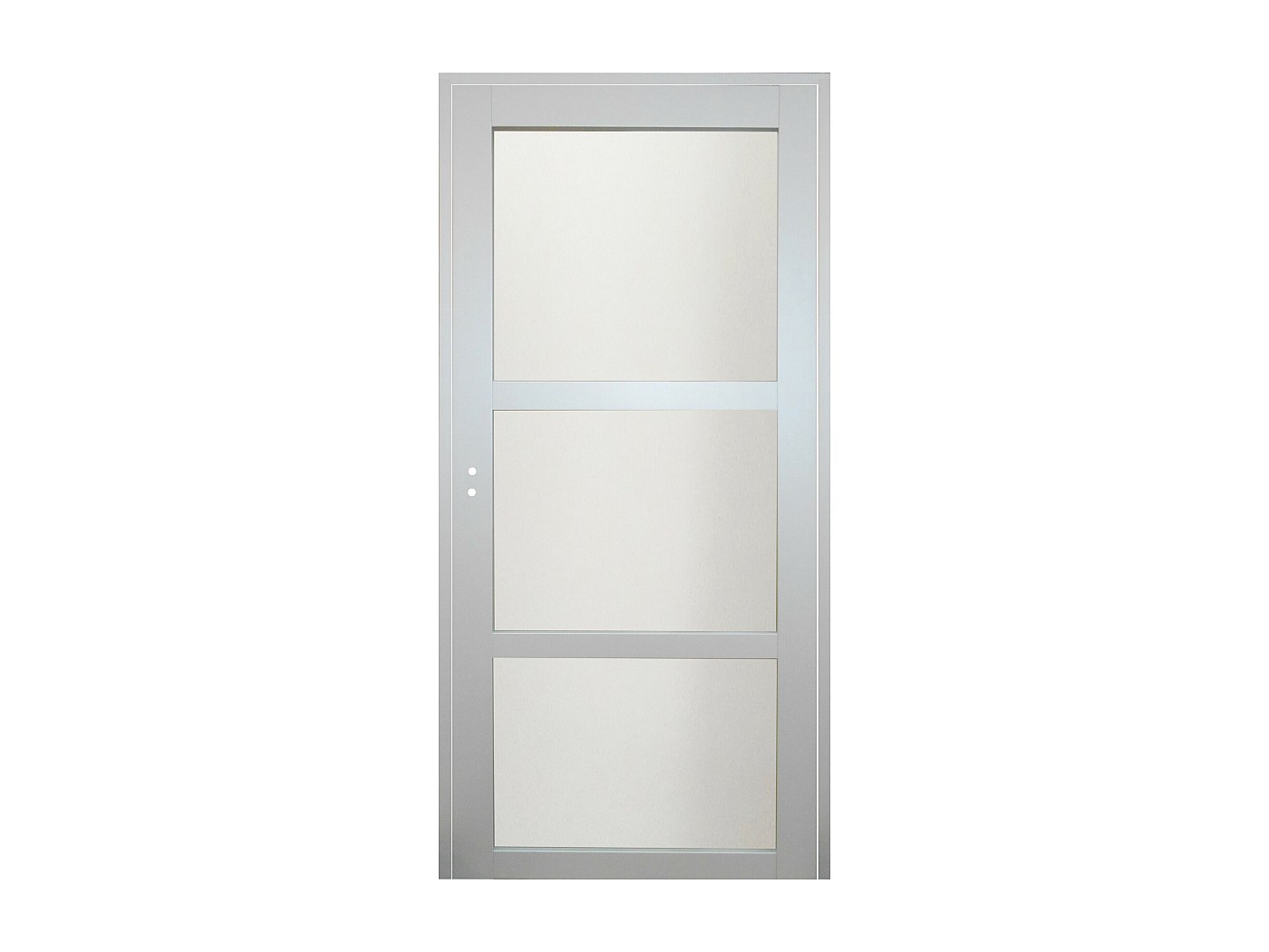 Gd Menuiseries Greyria Ral7035 Glazen Deurblok H204 X L83 Duwend Paneel ...