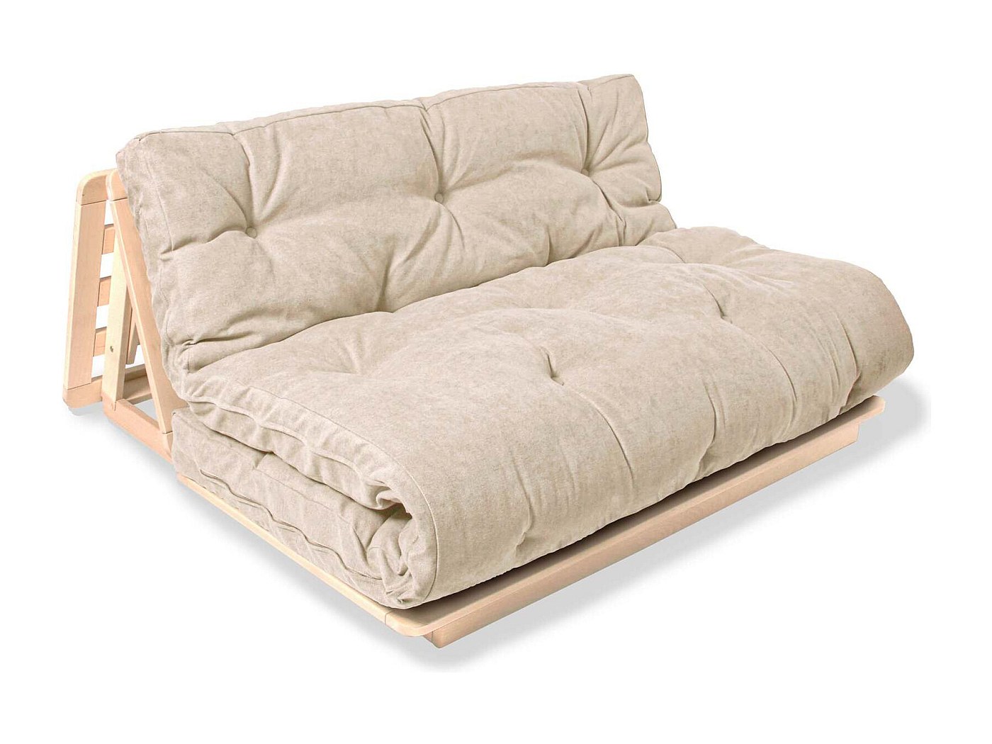 Canapé lit convertible futon layti Crème