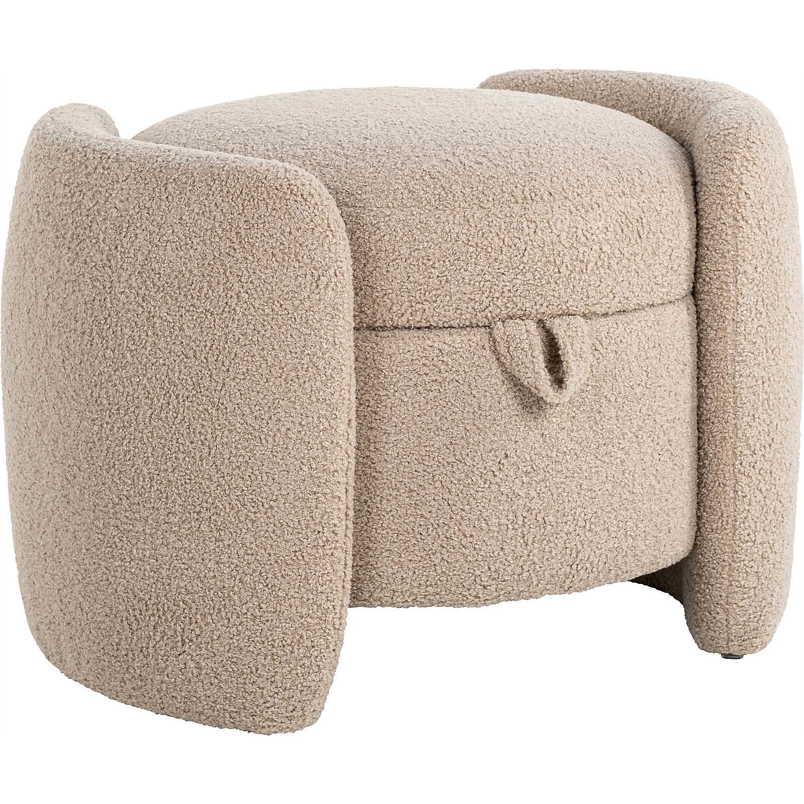 Pouf Fenna sand furry