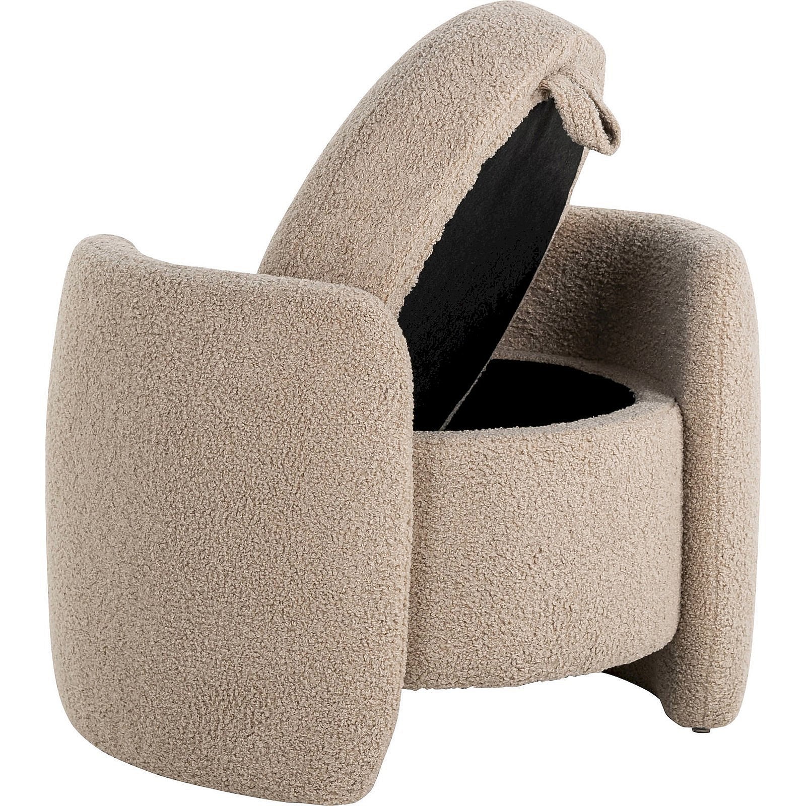 Pouf Fenna sand furry