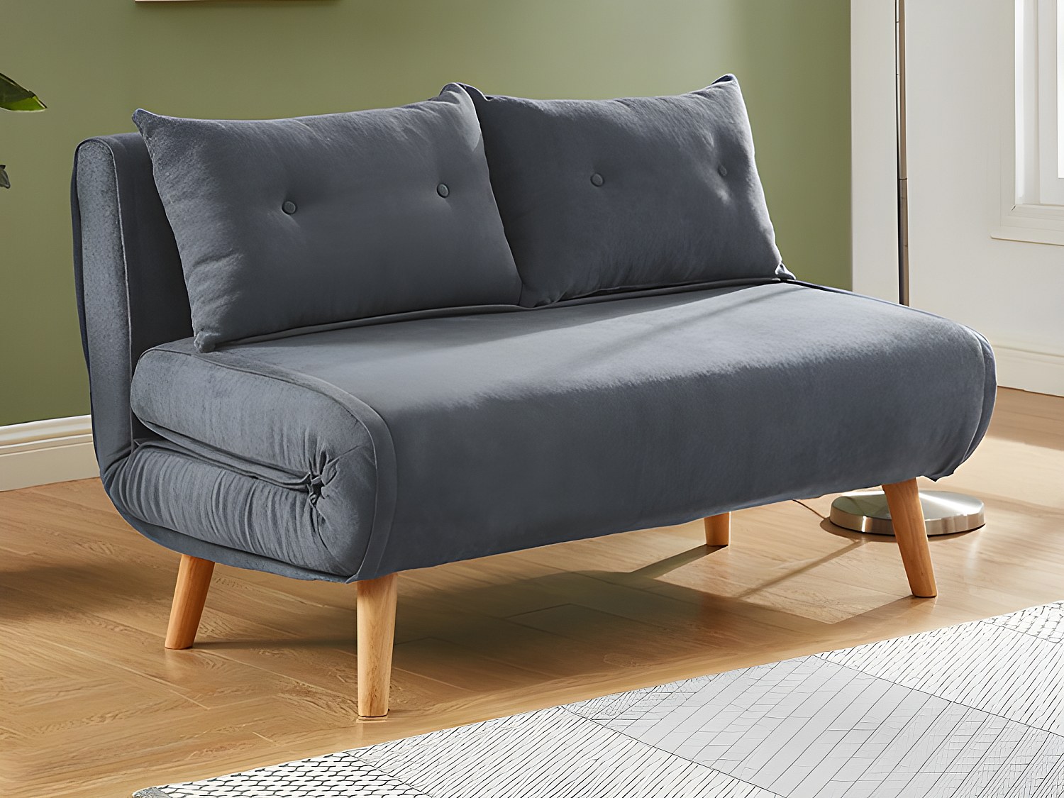 Slaapbank 2 zits Scandinavische Stijl