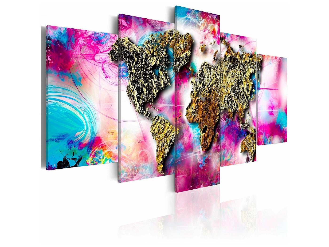 Tableau voyages iris - 100 x 50 cm