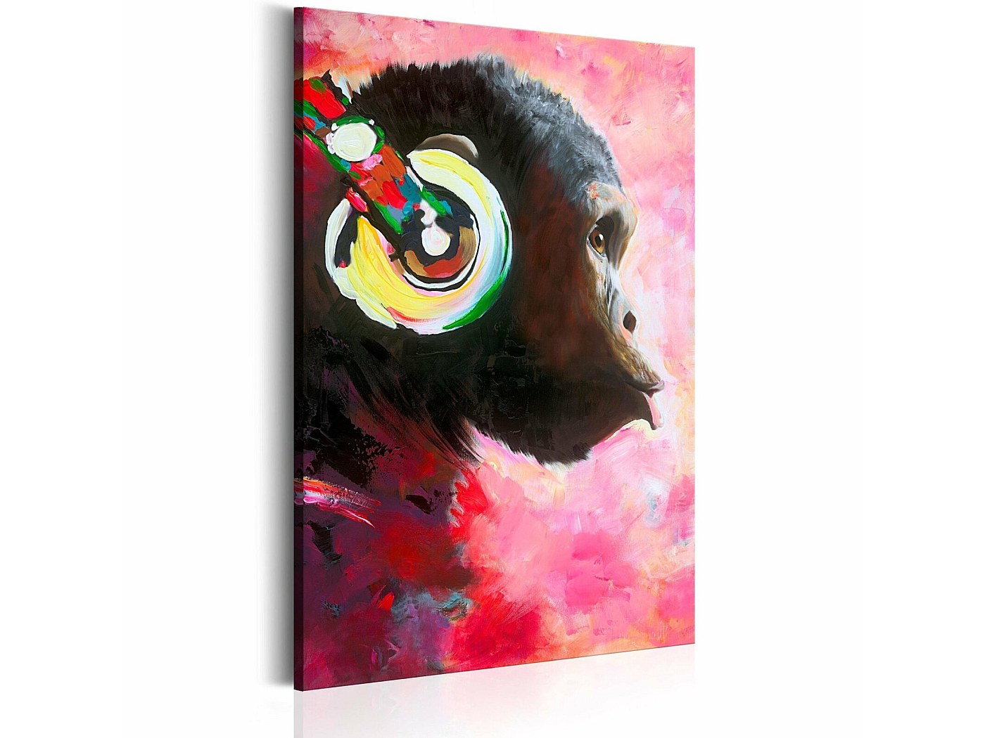 Tableau musique de singe - 40 x 60 cm