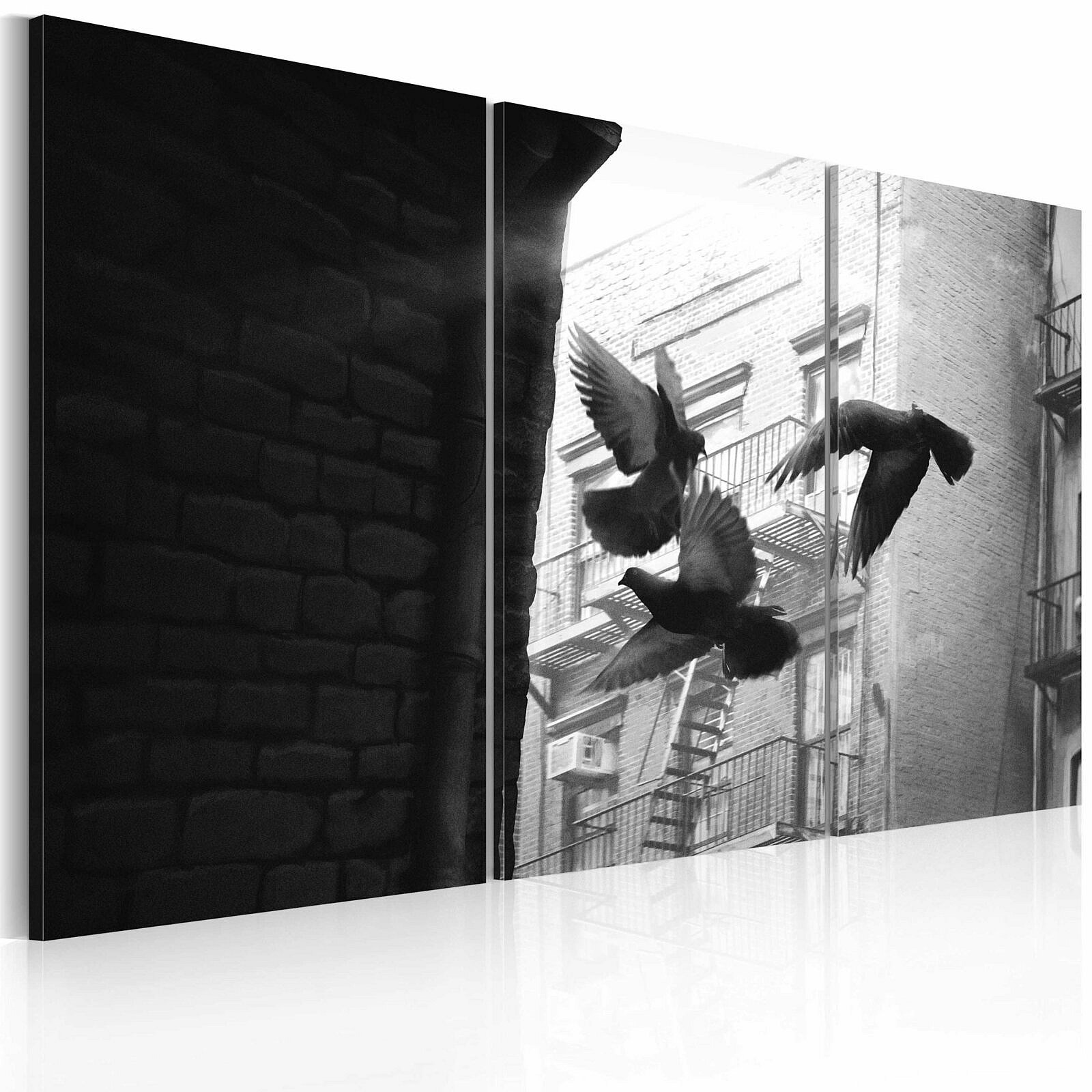 Tableau pigeon - 120 x 80 cm