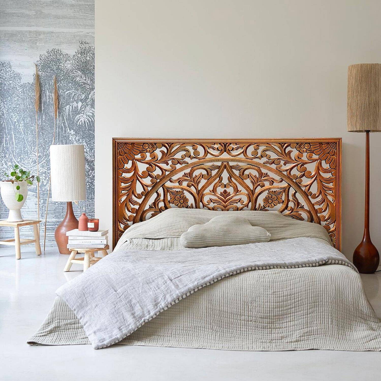 Tete De Lit Sculpte