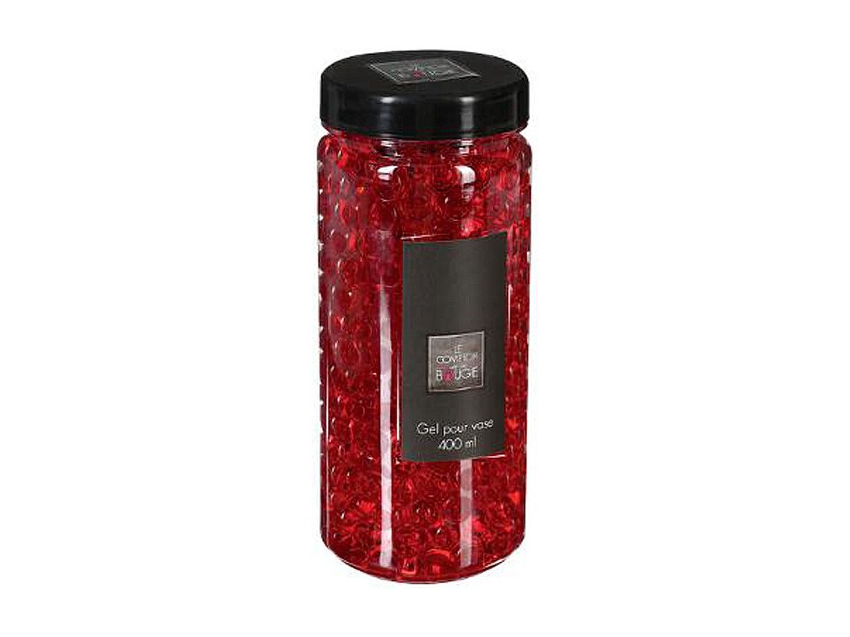 Gel Vase "Crystal" 500ml Rouge