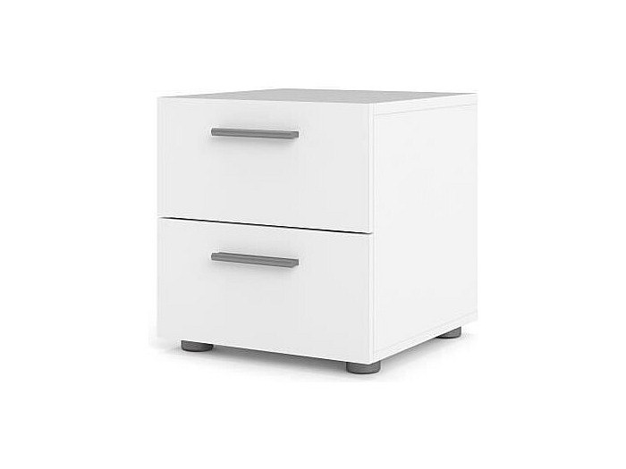 Comodino Pepe larghezza 40 cm, altezza 42 cm bianco.