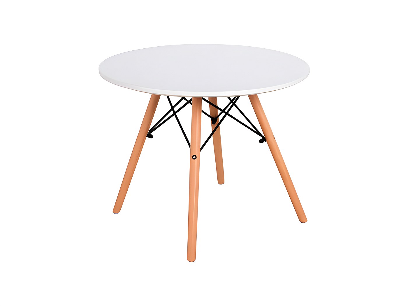 Mesa Tower Redonda 60 cm Tensores Kid (Infantil) - Blanco