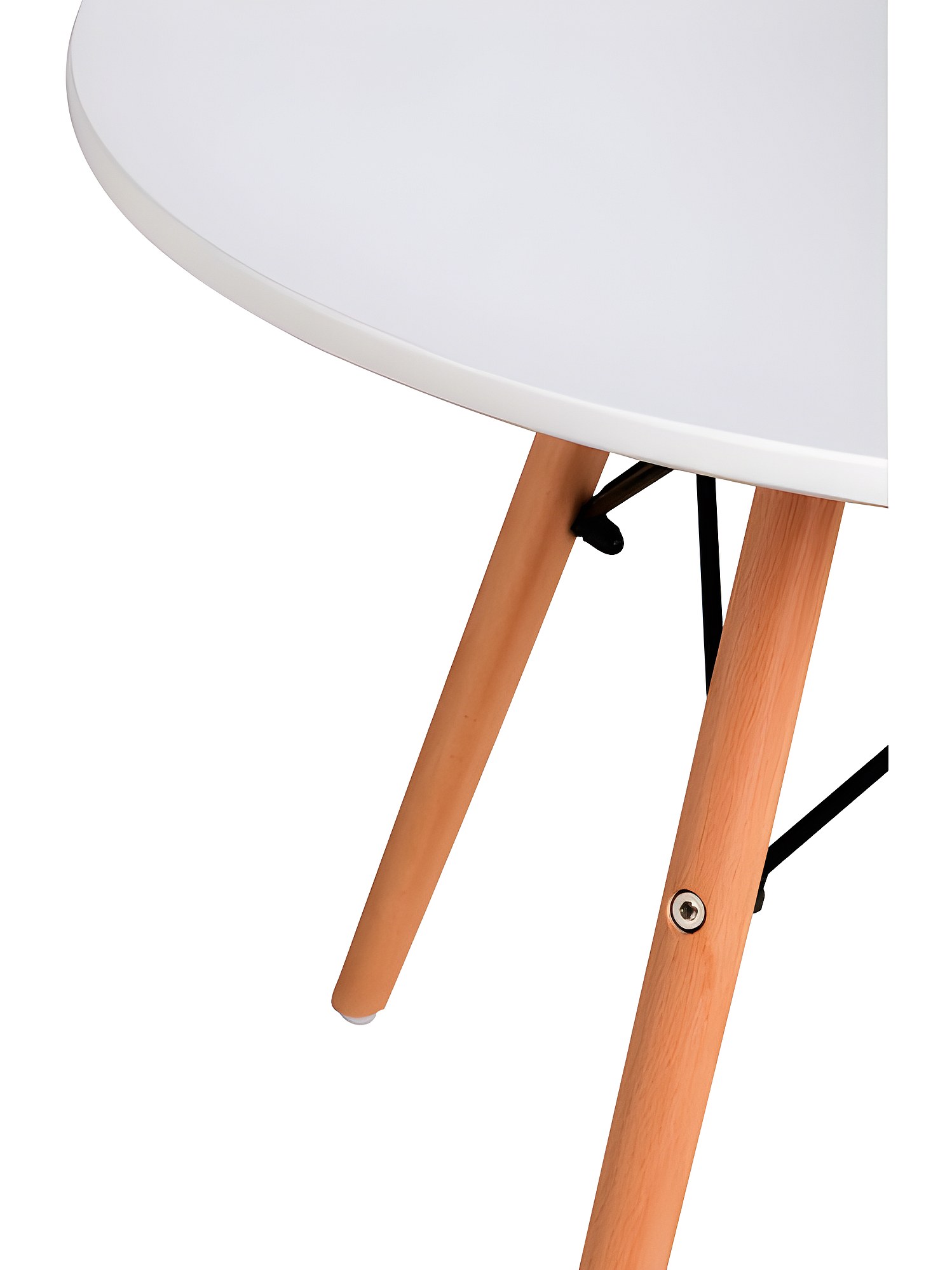 Mesa Tower Redonda 60 cm Tensores Kid (Infantil) - Blanco