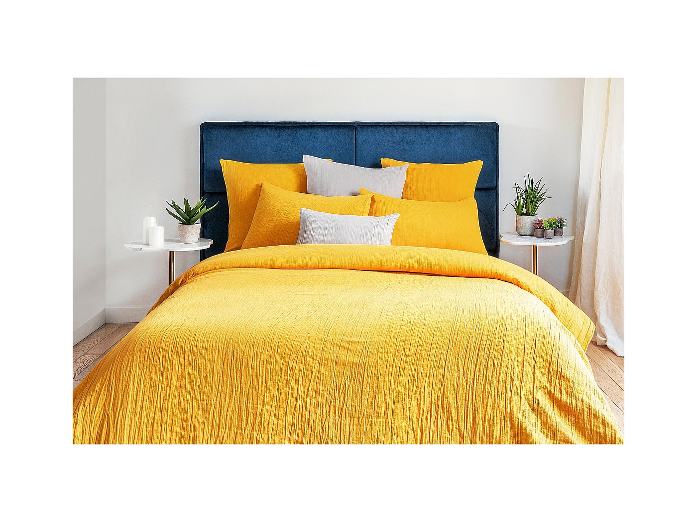 Parure de lit Joy Gaze de coton 240x220cm