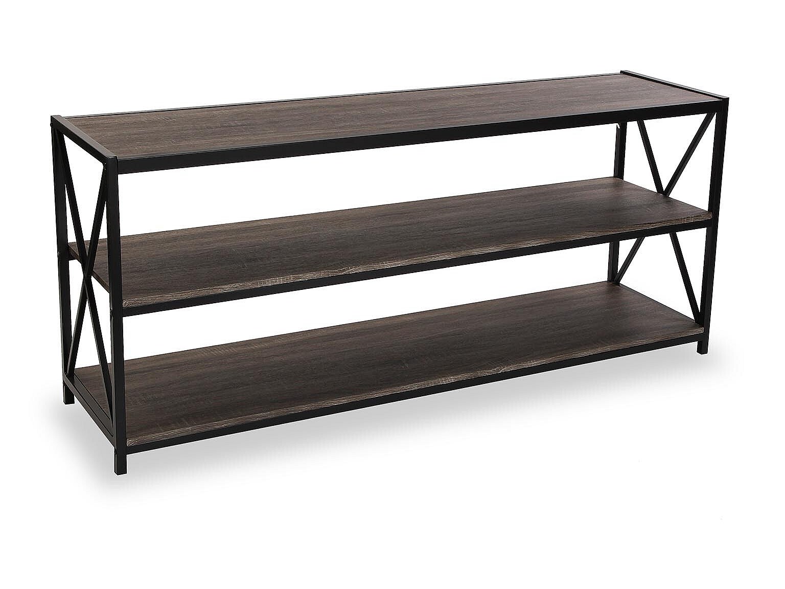 Paerau Étagère murale de style industriel, Bibliothèque, 65 x 40 x 152 ...