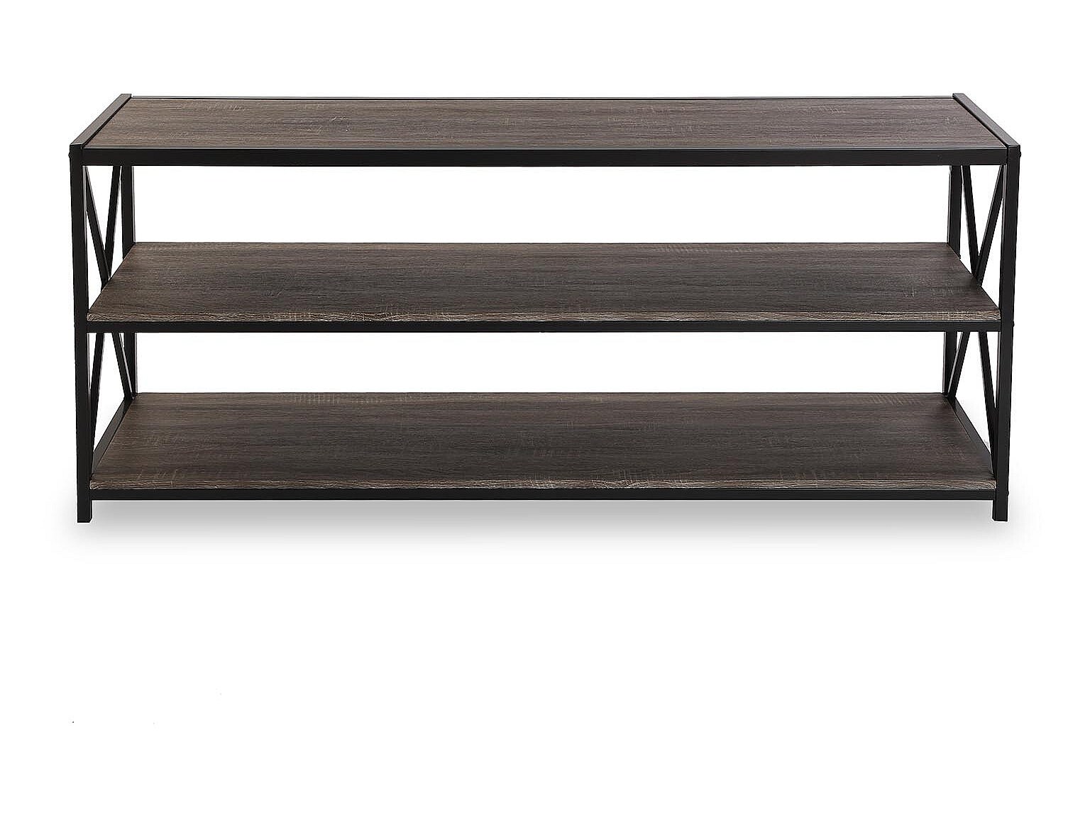 Paerau Étagère murale de style industriel, Bibliothèque, 65 x 40 x 152 ...