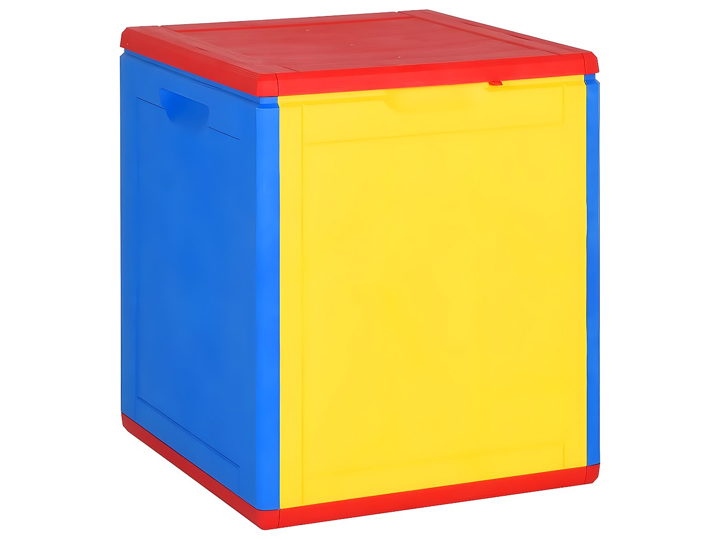 Contenitore da Giardino Colorato in Rattan PP 90 L