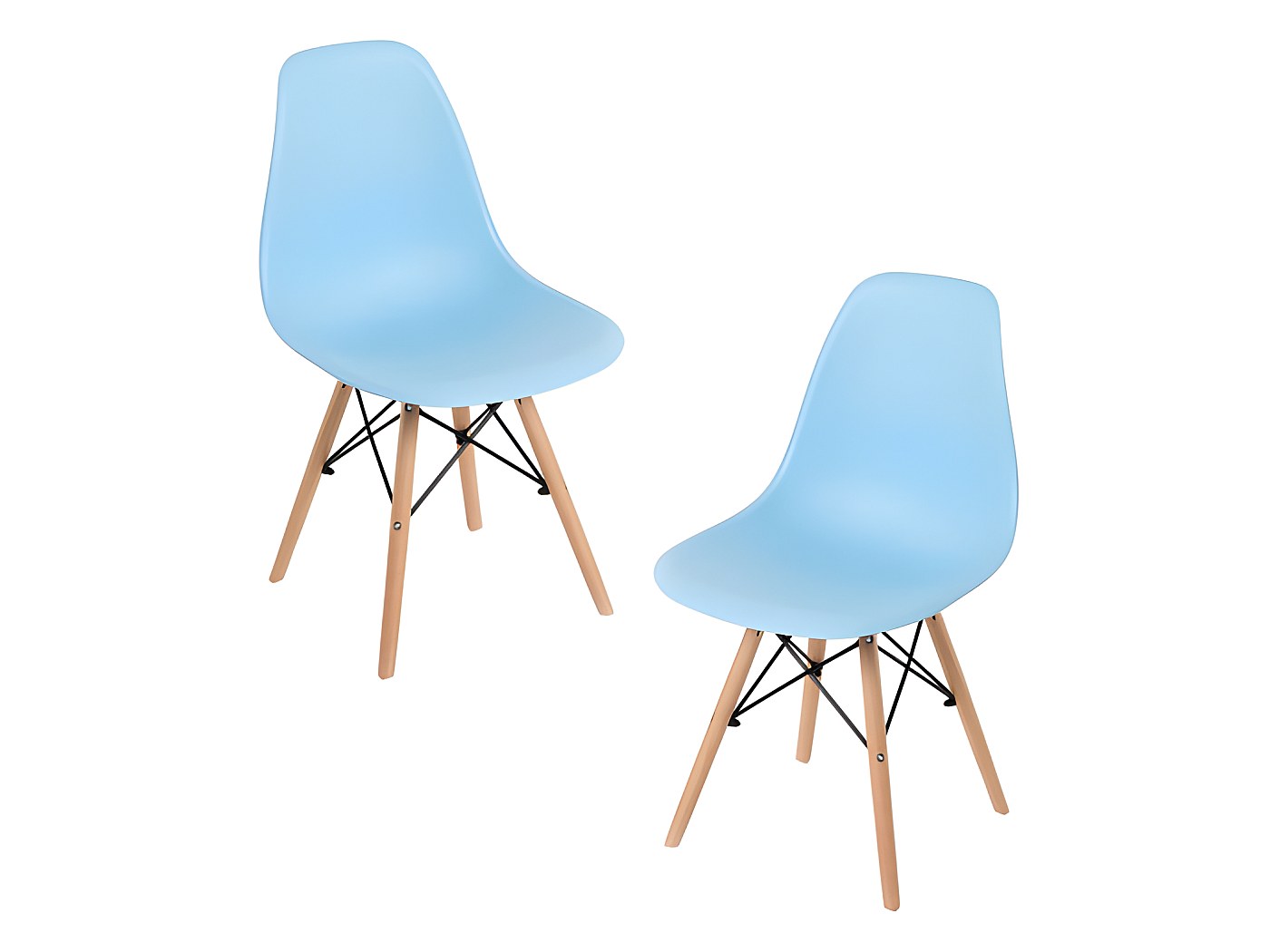 Pack 2 Sillas Tower Basic - Azul claro