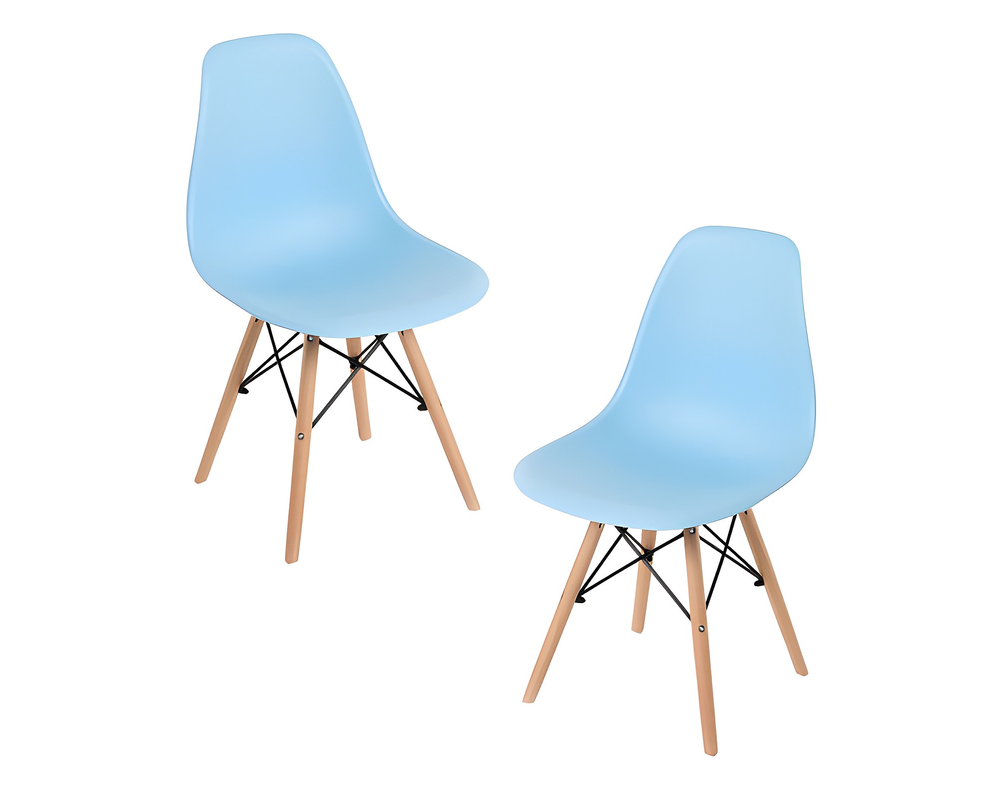 Pack 2 Sillas Tower Basic - Azul claro