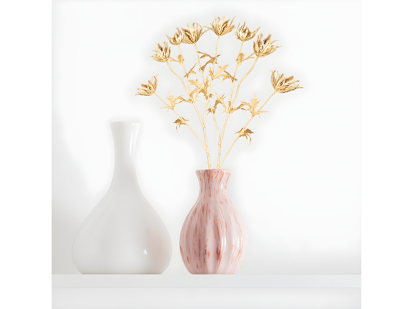 Branche de Chardon Doré H56