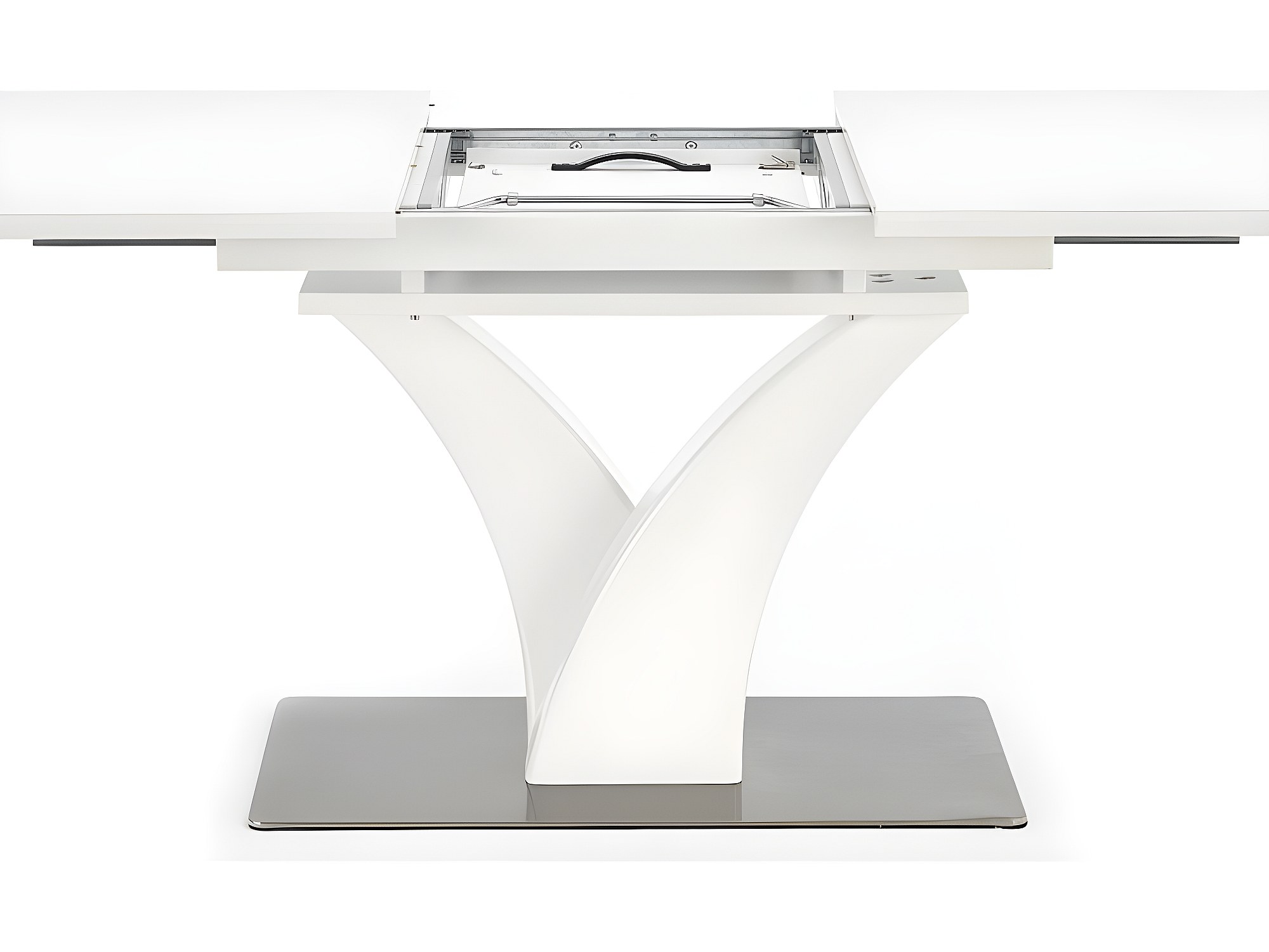 Table à manger design extensible 140-180 x 80 x 75 cm - Blanc