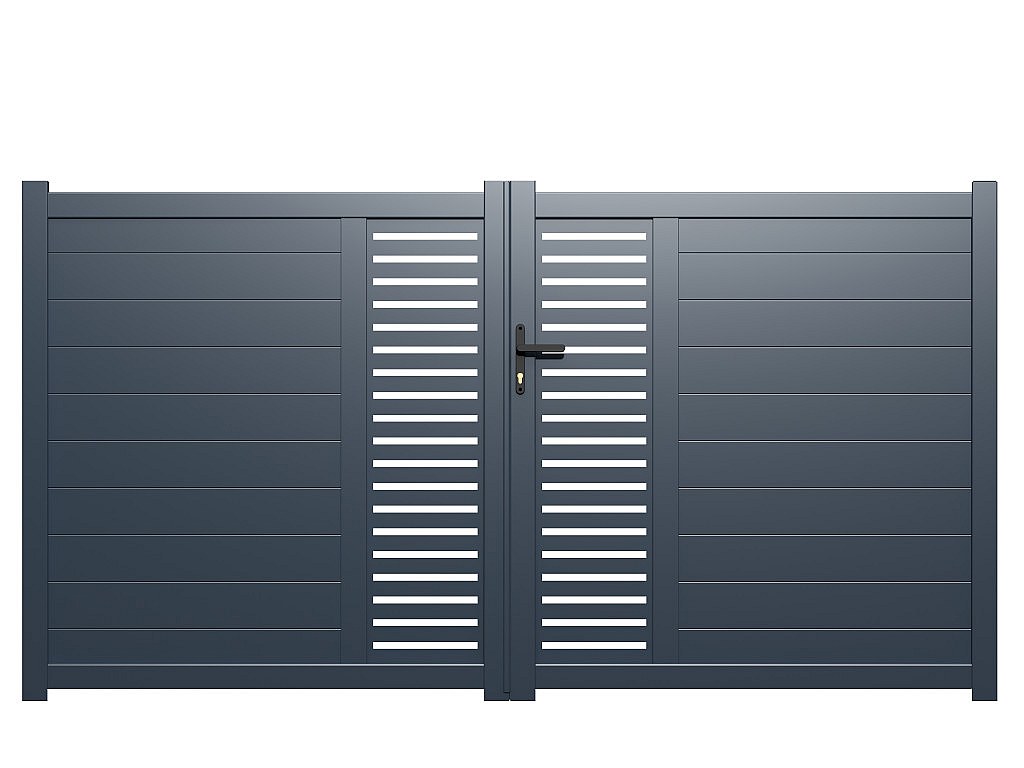 Portail battant métal