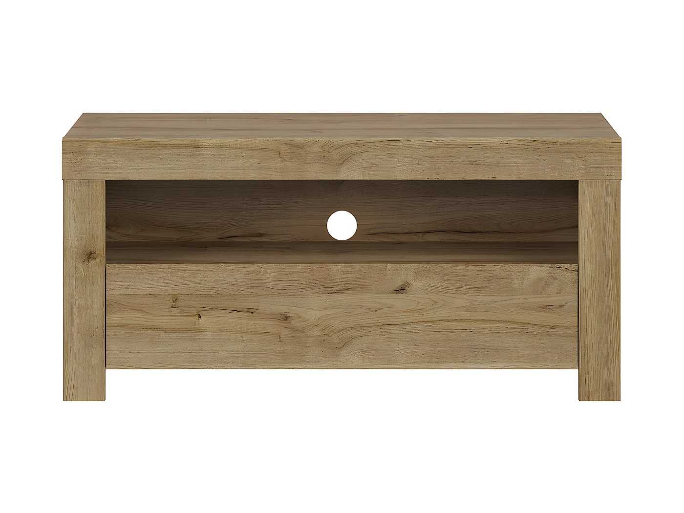 Móvel TV 1 gaveta Hella madeira 106cm