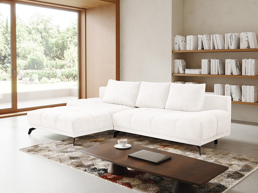 Kanapa rozkładana Kremowy