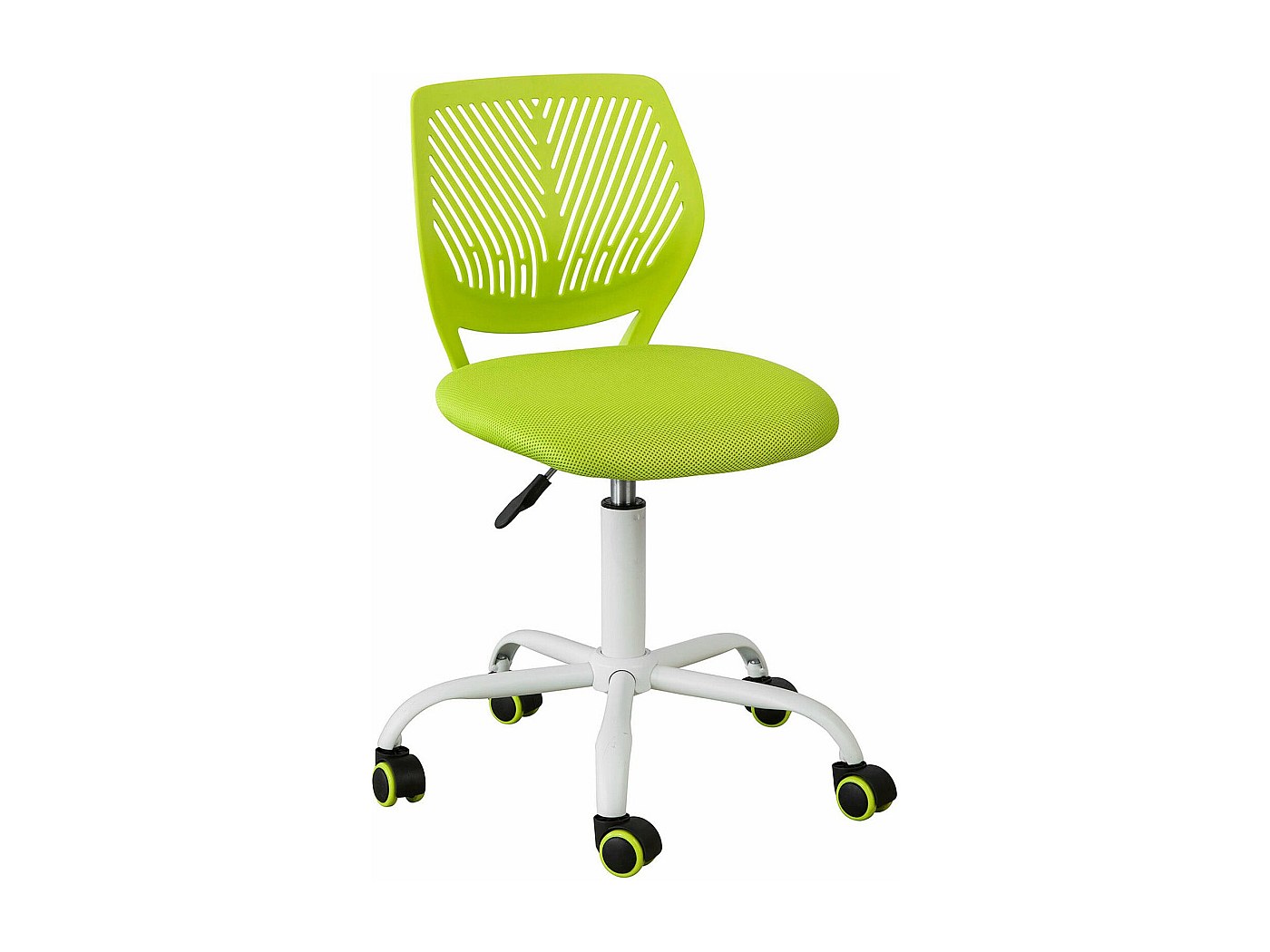 SoBuy Sedia girevoli per scrivania Sedia cameretta Altezza 46-58cm Verde FST64-GR