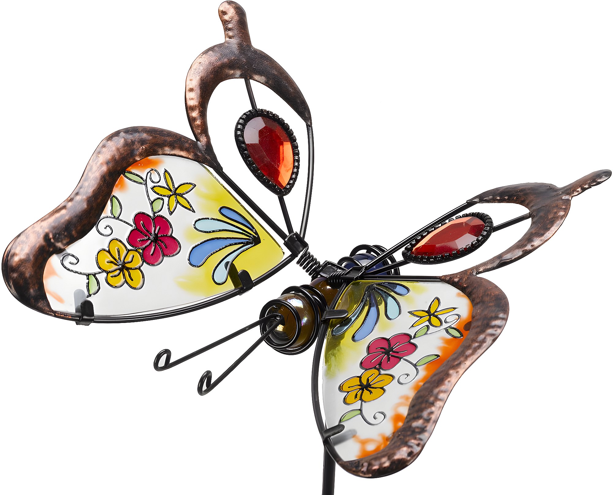 Pic de jardin à planter Papillon Brillant