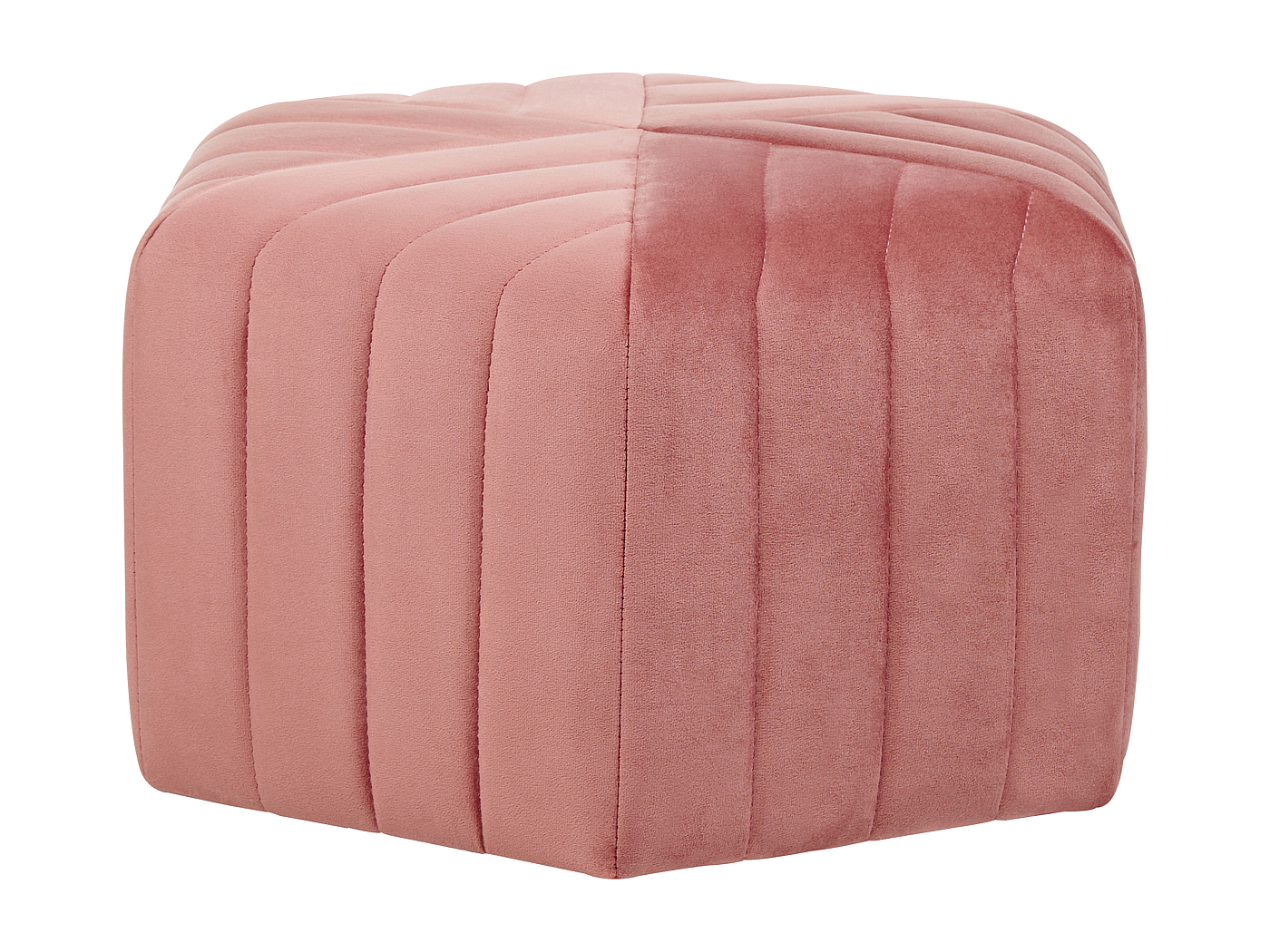 Pouf velluto rosa MURIETTA
