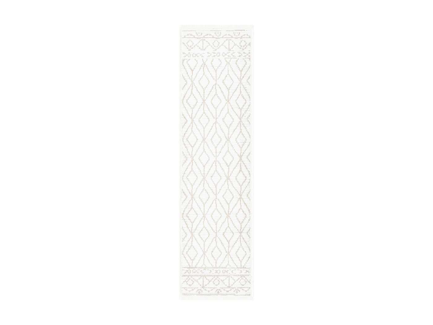 Tapijt 305x80 Wit St. Gallen Folklore