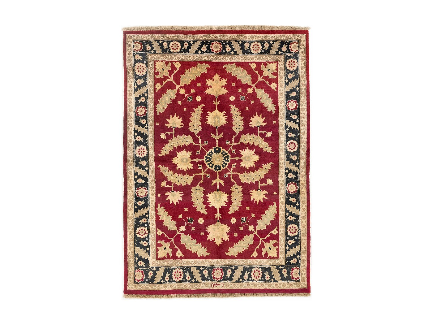 Tapis de laine 220x155 rouge Ziegler