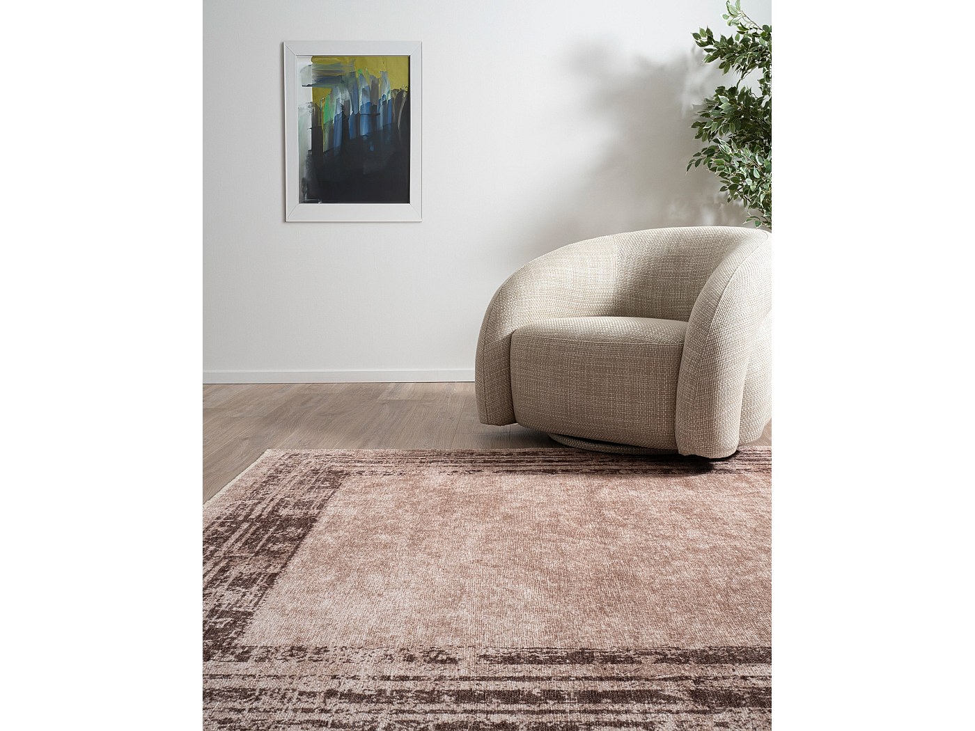 Tapijt 185x120 Beige Kriens Stella