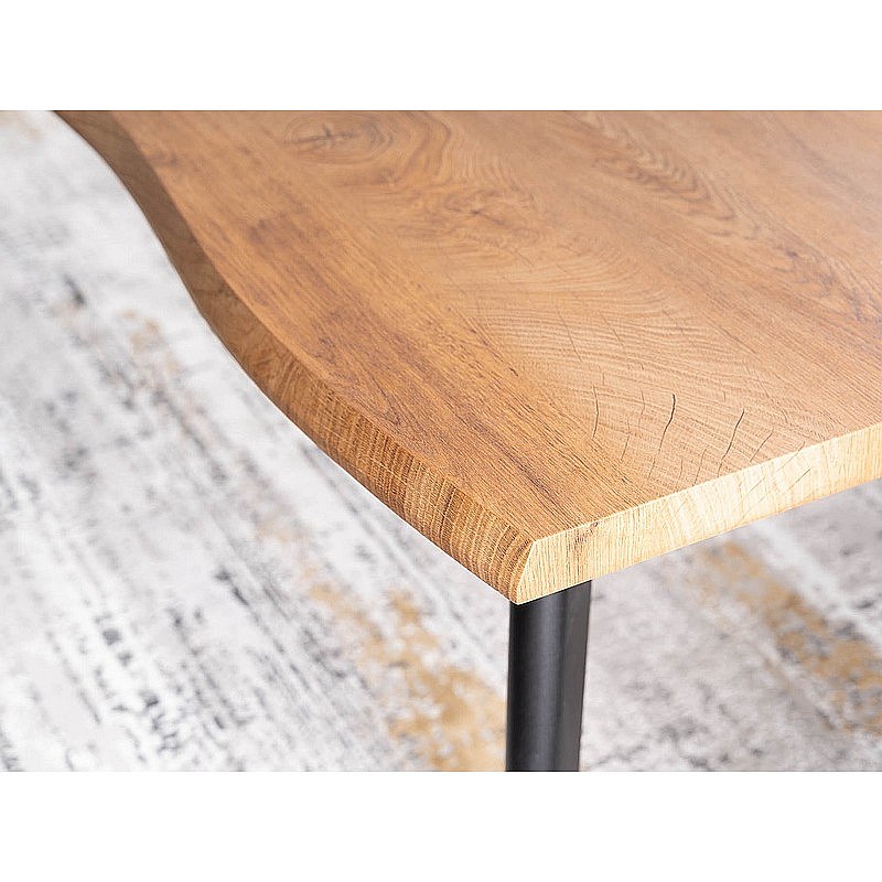 Table à manger extensible 120-180 x 80 x 76 cm - Chêne artisanal