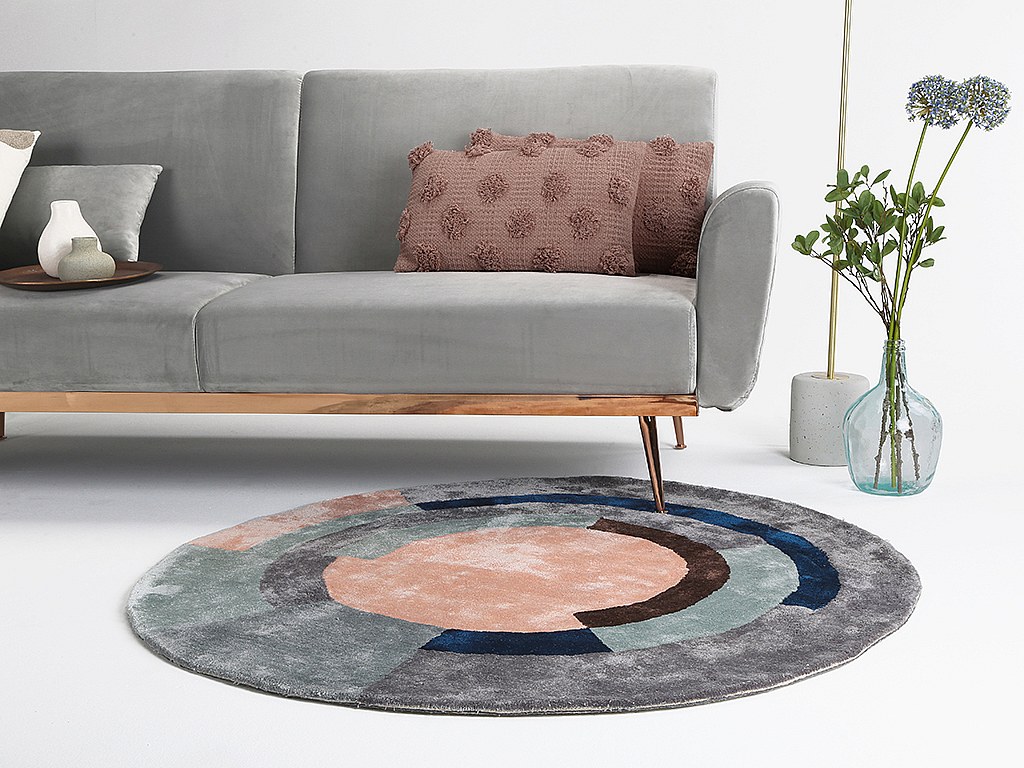 Teppich rund Design