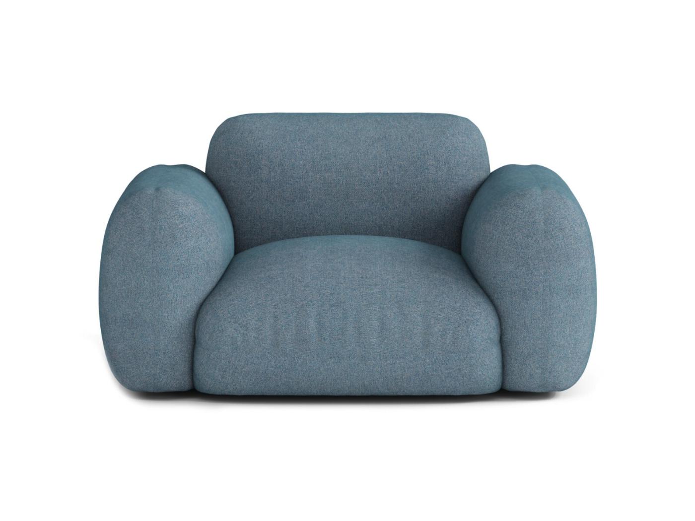 Poltrona Ben em Tecido Azul Poltrona Ben em Tecido Azul