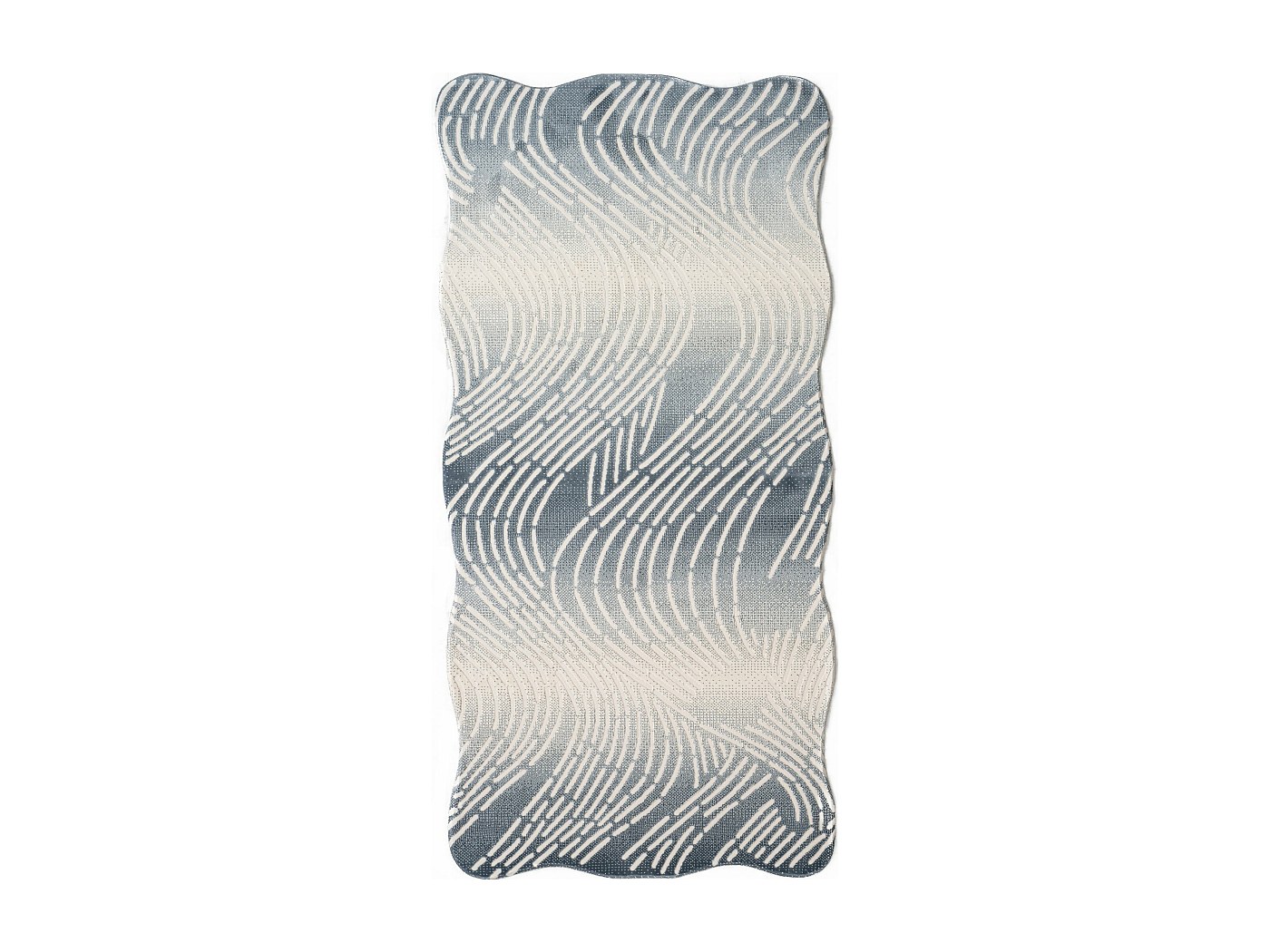 Tapeto 300x80 Blu Royal Wavy