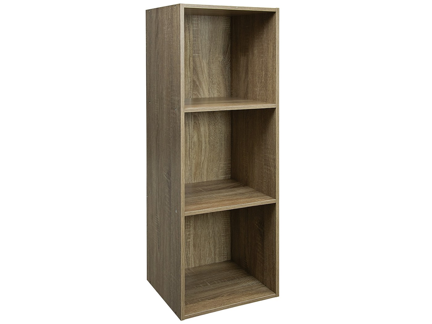 Etagère cube de rangement 3 cases- bois - 35.5X30X104CM