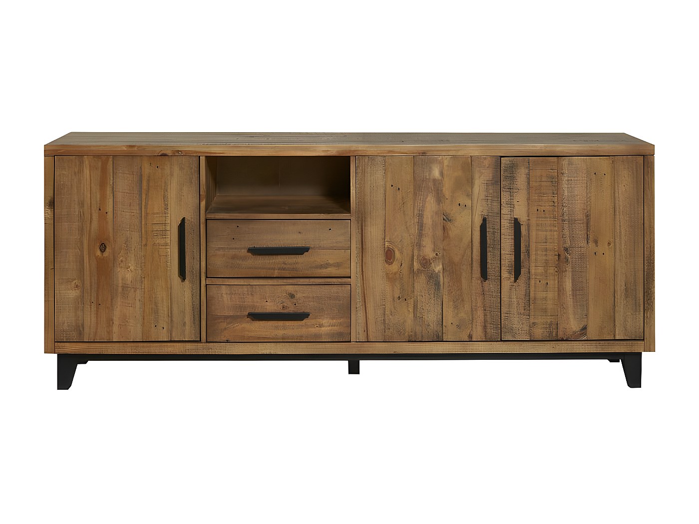 Buffet 3 Portes & 2 Tiroirs "Favola" 200cm Marron