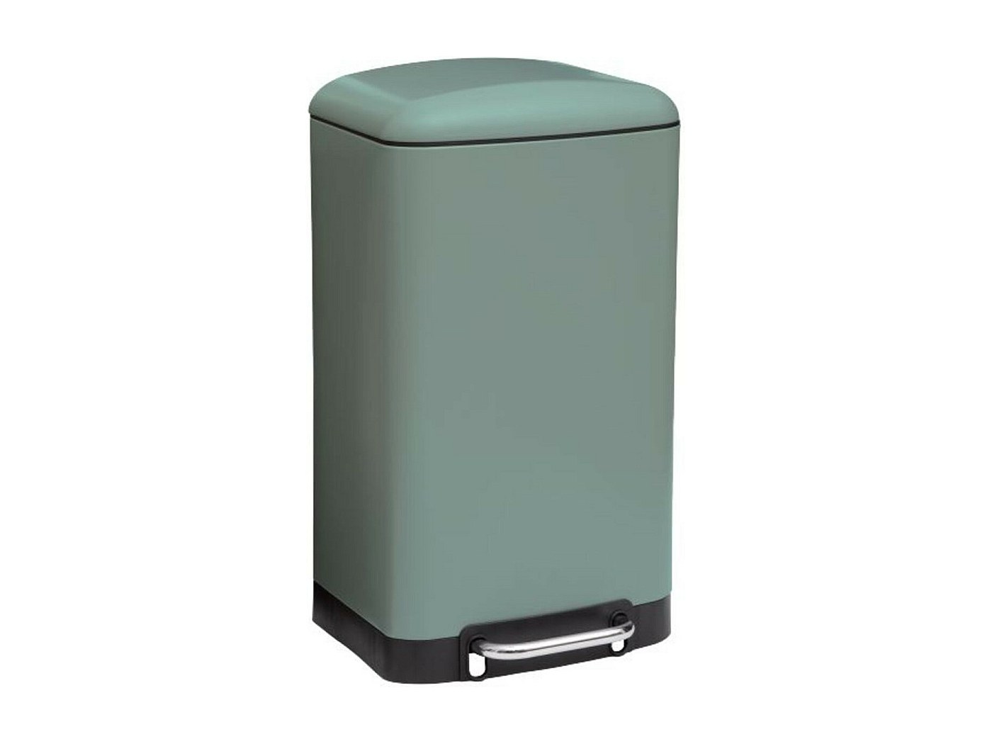 Basurero de metal con contenedor extraíble de 30 L