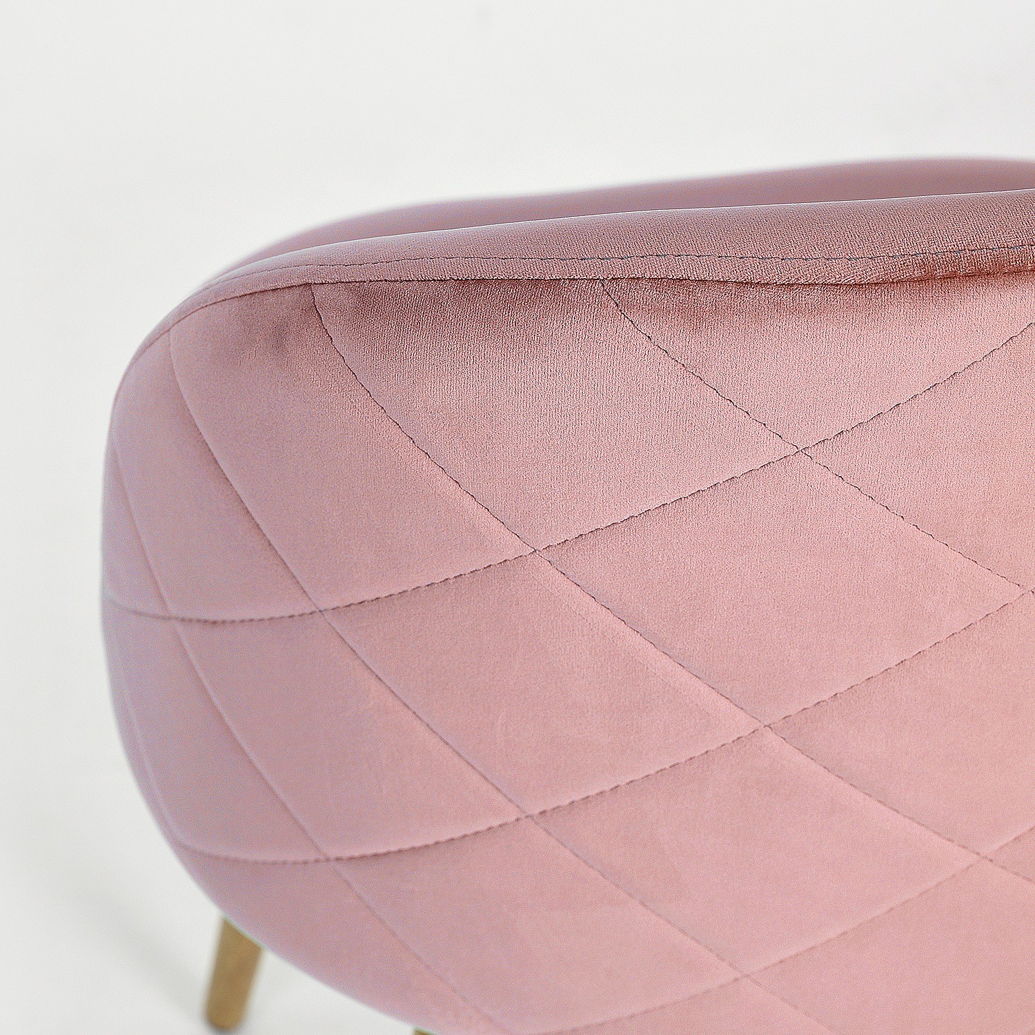 Ensemble table et 4 chaises scandinave effet marbre et velours rose