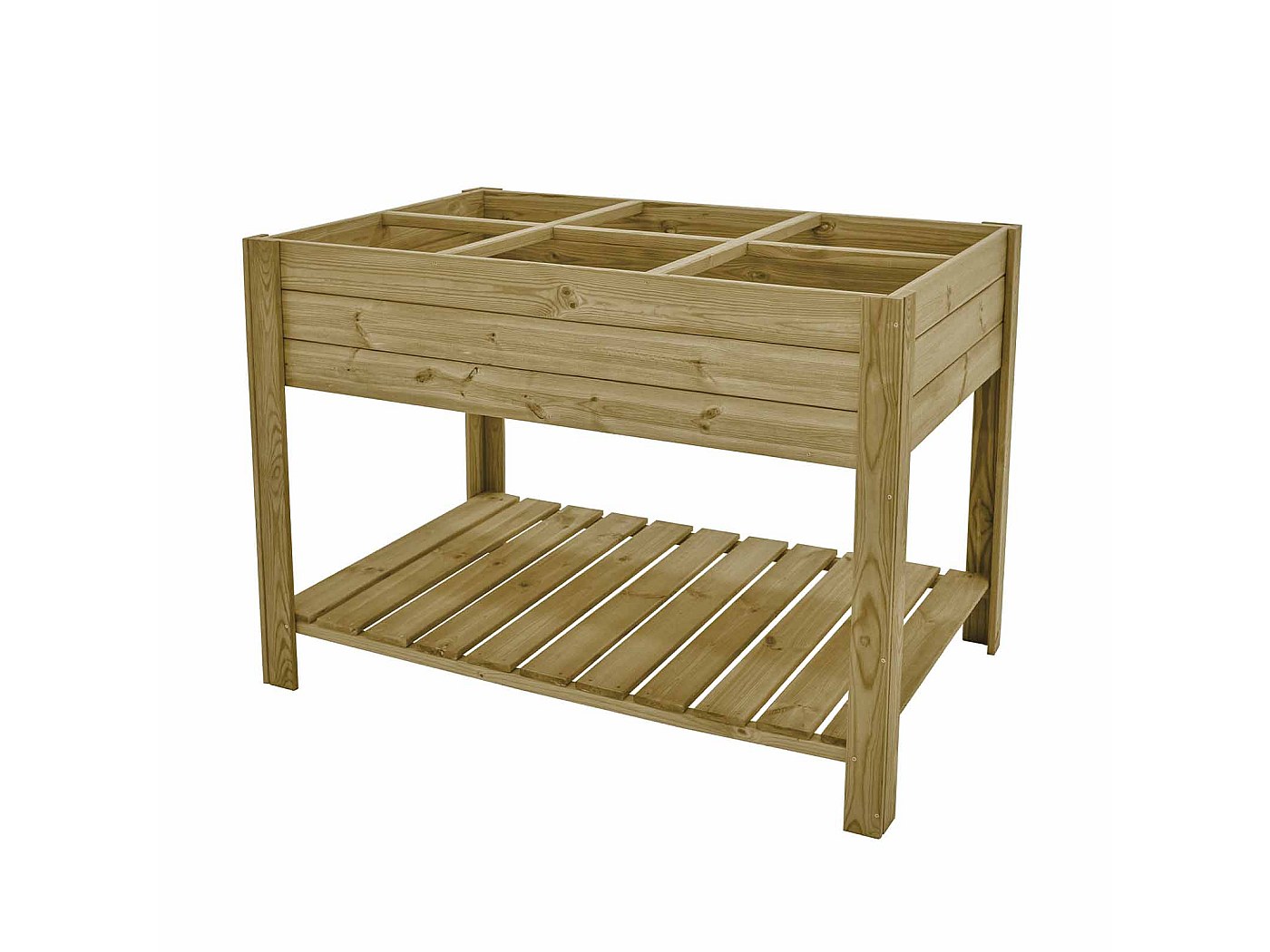 Potager sur Pieds Gardiun 170 L 60x120x88 cm Bois Traité et Toile de ...