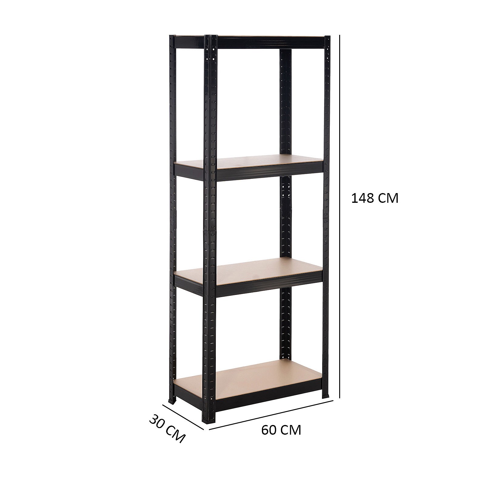 Étagère Réglable de Rangement à 4 Niveaux Catter House Hans Plus ...