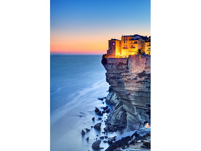 Tableau mural Bonifacio de nuit