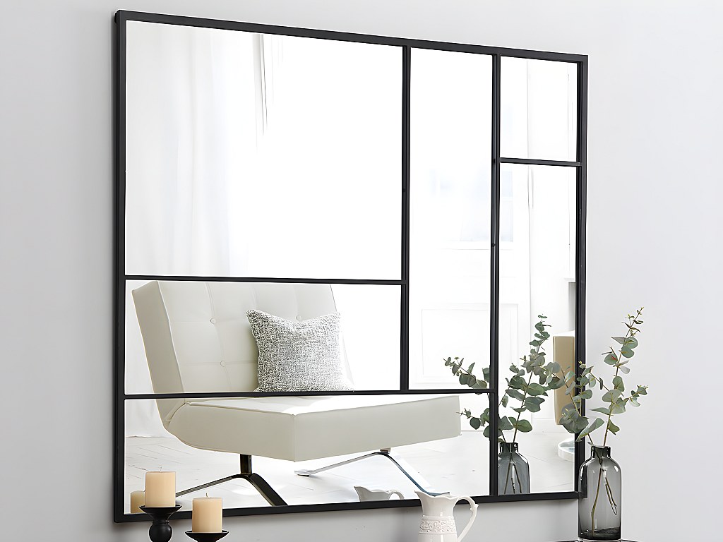 Elegantes Jysk Spiegel Schwarz Bild