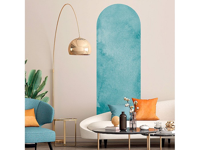 Papier peint intissé pré-encollé fresques géants - ARCHE BLEU AQUARELLE ...