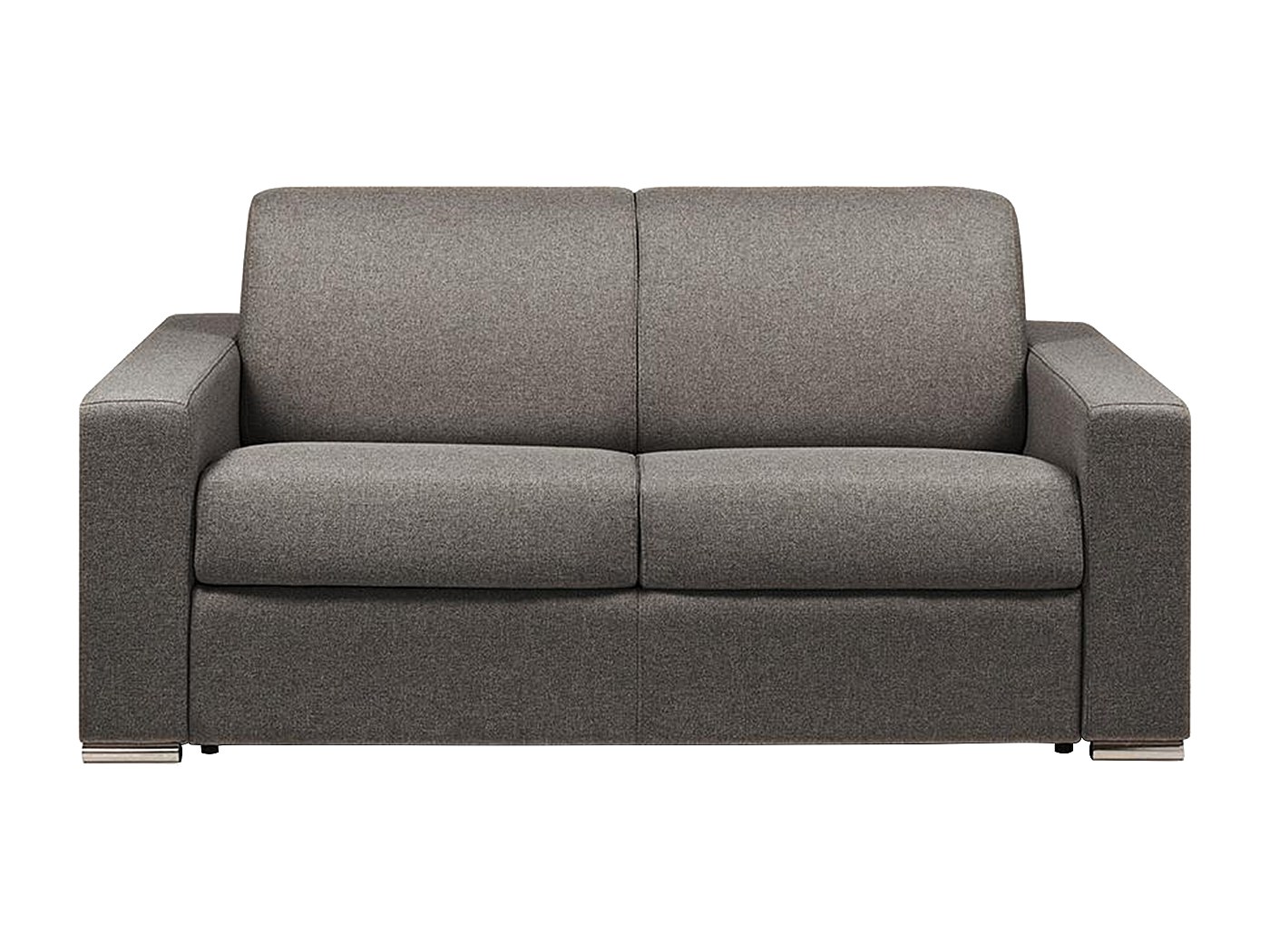 Schlafsofa 2-Sitzer - Liegefläche: 120 cm - Stoff - Anthrazit - CALITO ...