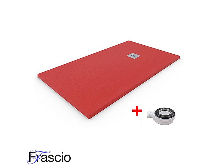 Receveur de Douche 90X200 cm Ligne Vulcano Extra Fine Couleur Rouge Ral ...